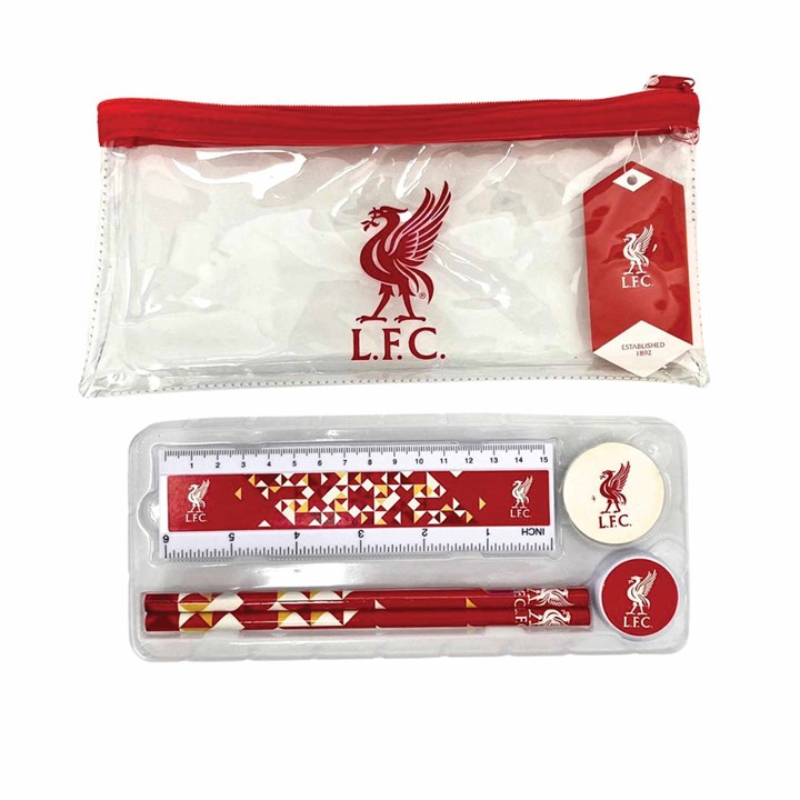 Liverpool FC Pencil Case Particle Stationery Set - The Calendar Store UK